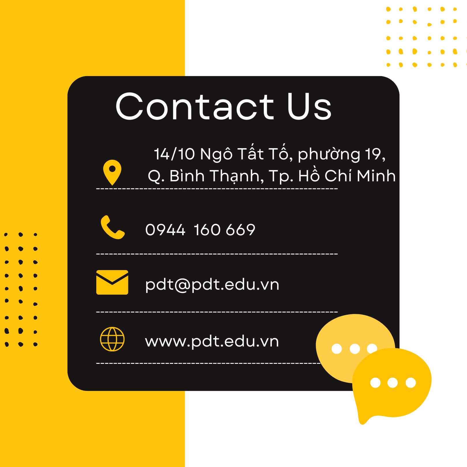 Liên hệ - Công ty TNHH Du học Quốc tế PDT